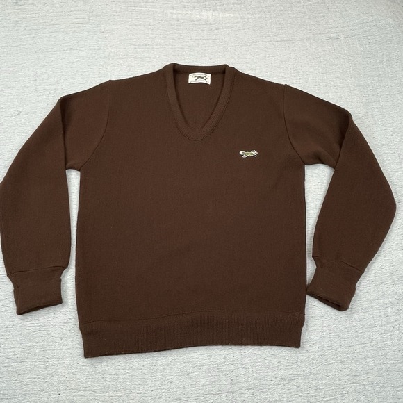 Sweaters | Vintage The Fox Sweater Mens Small Pullover Jc Penny Brown ...
